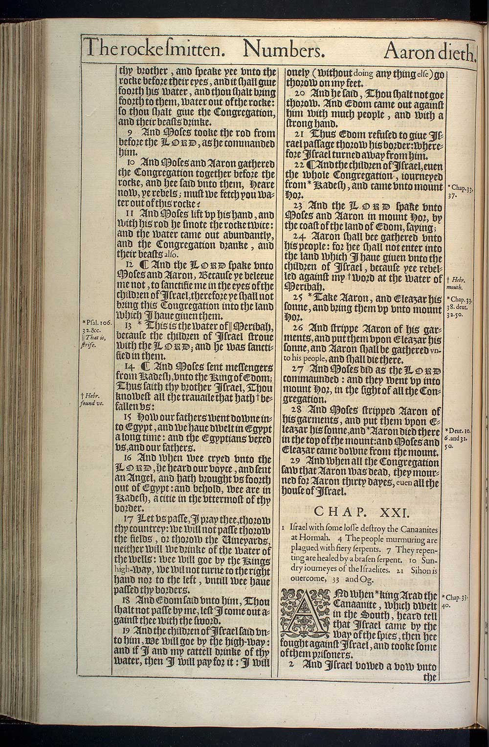 THE FOURTH BOOKE OF MOSES, CALLED NUMBERS. (ORIGINAL 1611 KJV)